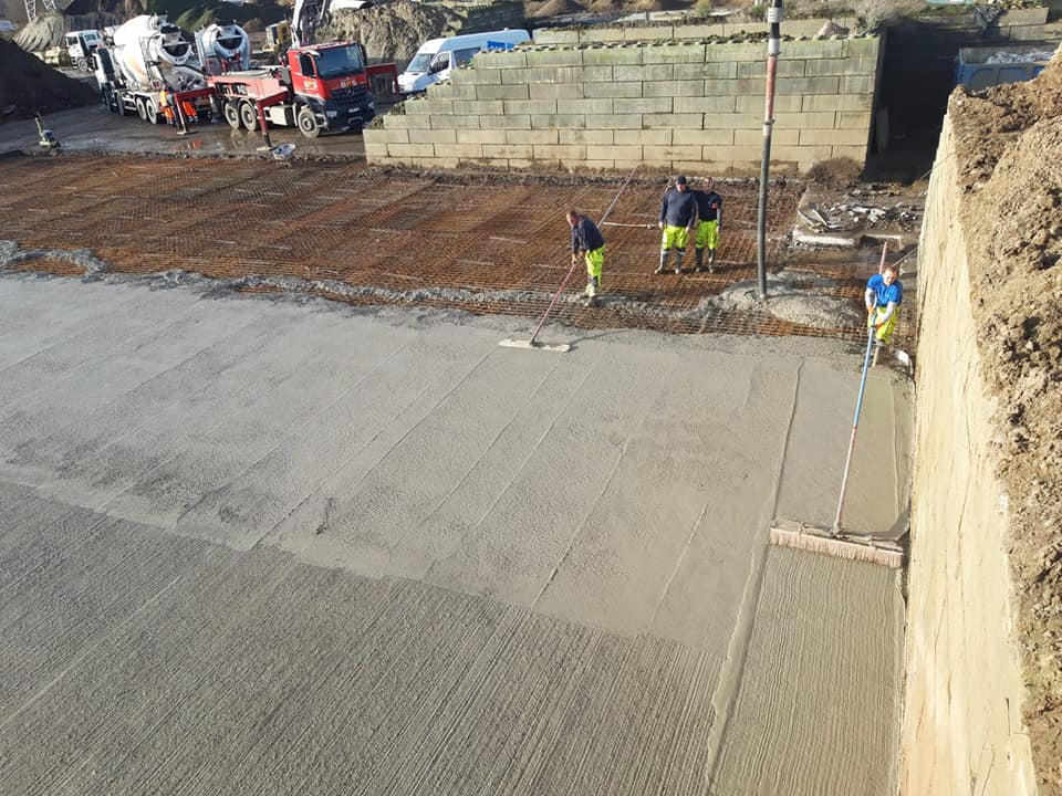 Nieuw verhard terrein op site in Grobbendonk | DCA Recycling